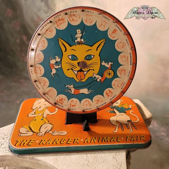 Antique | Accents | The Ranger Animal Fair Vintage Tintoy Bingo ...
